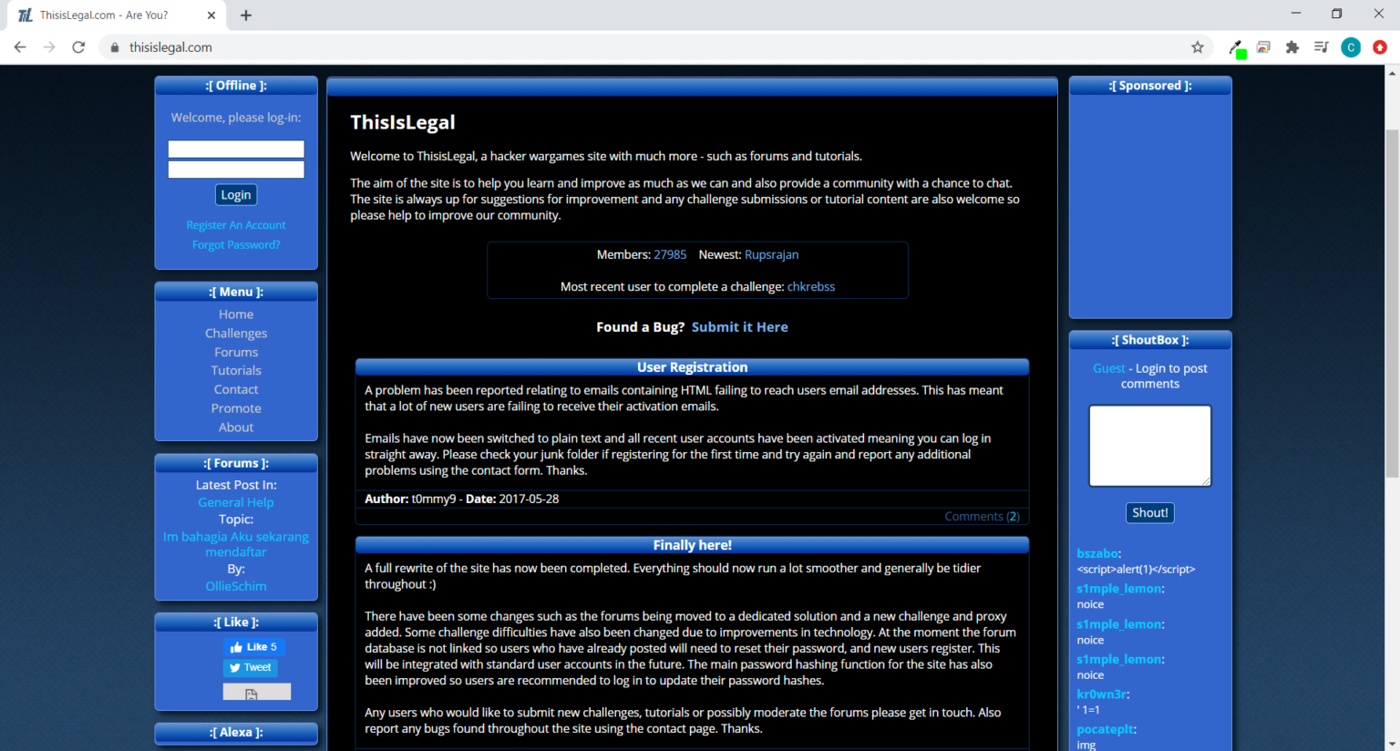 13 Vulnerable Websites & Web Apps for Pen Testing and Research